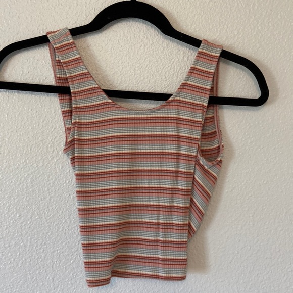 Buckle | Tops | Multi Colored Striped Criss Cross Back Tank Top | Poshmark